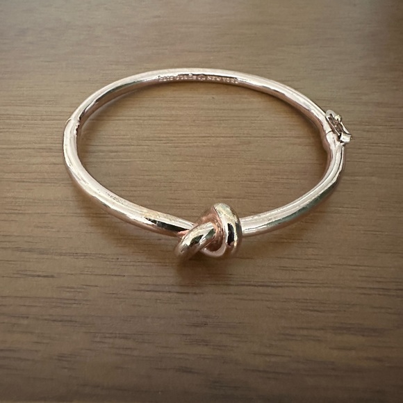 kate spade | Jewelry | Kate Spade Sailors Knot Rosegold Hinge Bangle Bracelet | Poshmark